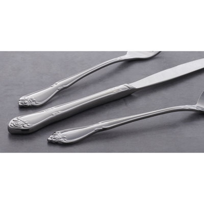 Oneida True Rose 45 Piece Everyday Flatware Set | Wayfair